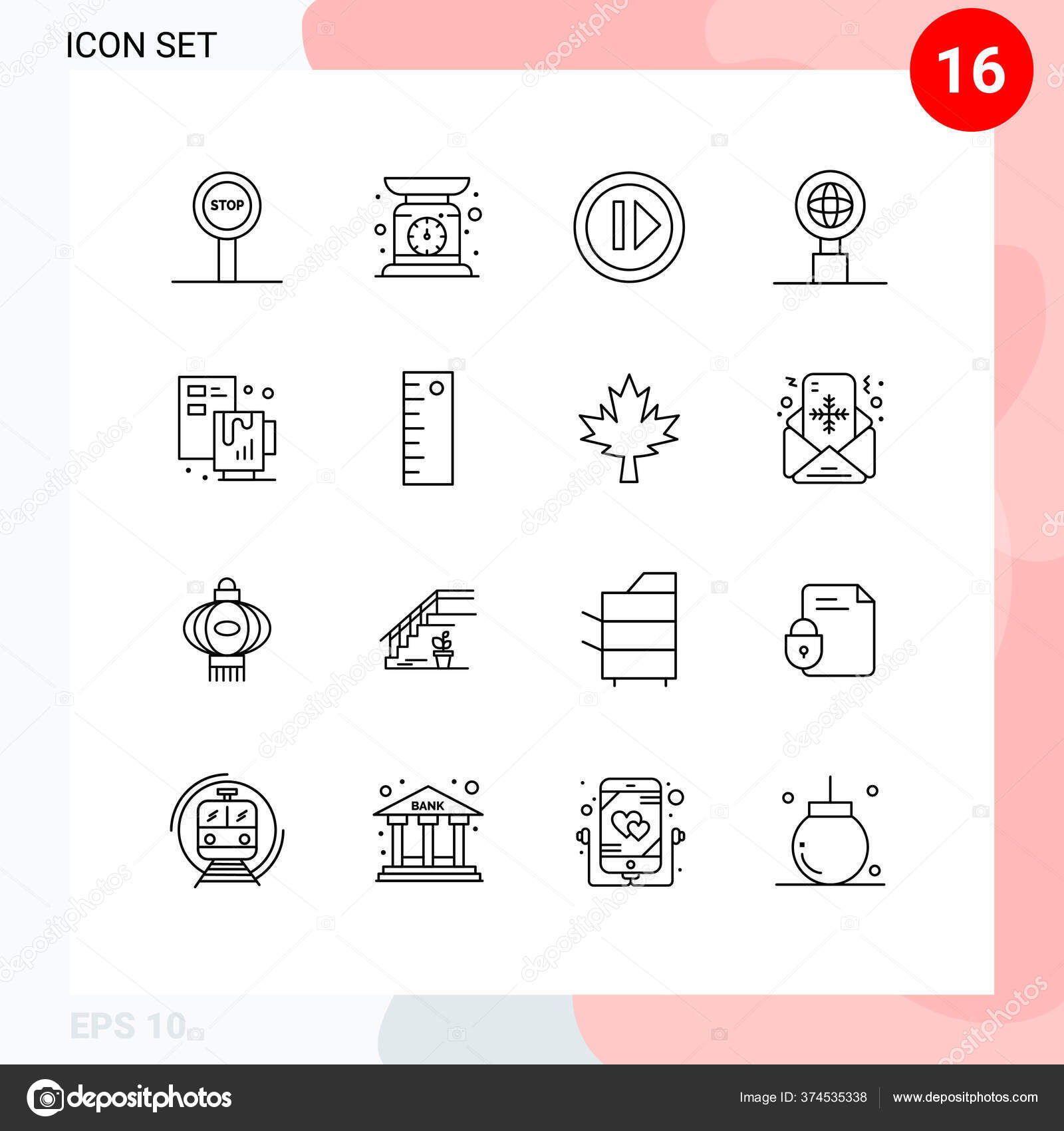 Outline Pack Universal Symbols File Process Forward Creative Internet ...