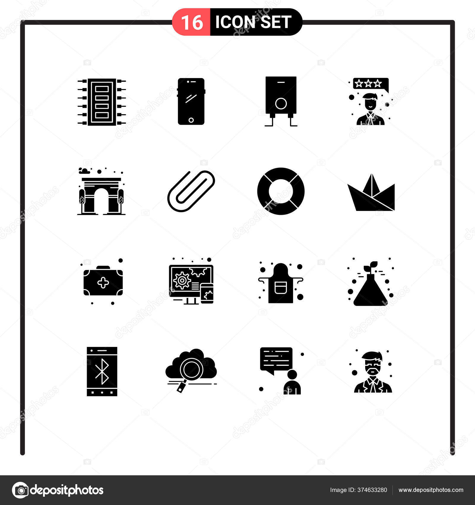 Universal Icon Symbols Group Modern Solid Glyphs City Review Android ...