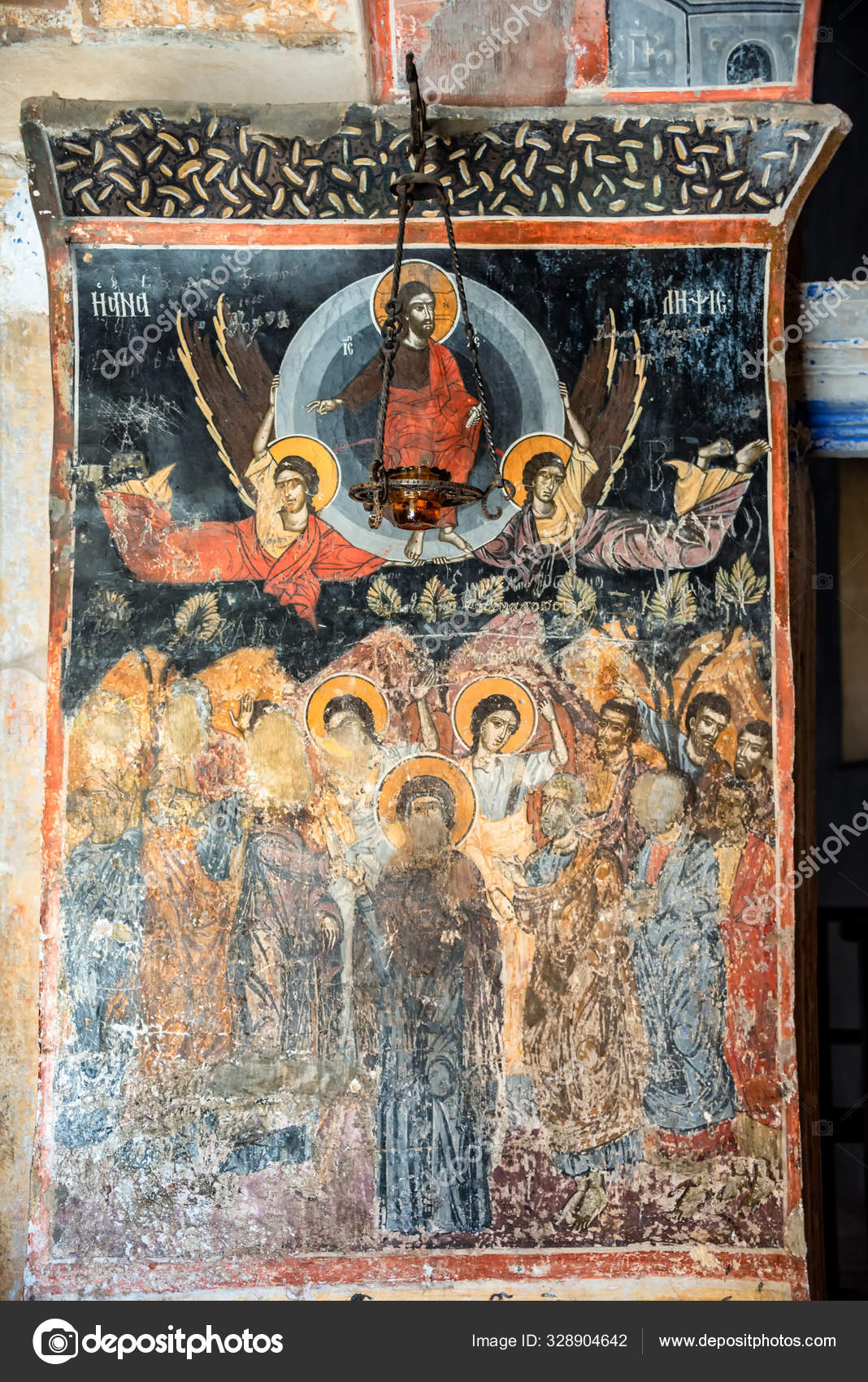 Impressions Kesariani Monastery Mount Imitos Athens Greece — Stock ...