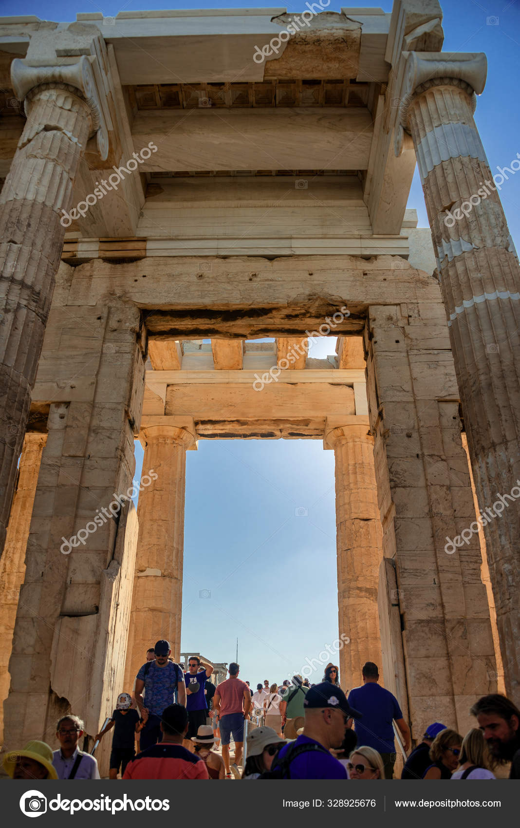 Propylaea Acropolis Ancient Entrance Acropolis One Main Landmarks ...