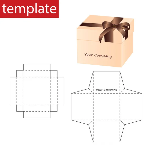 100,000 Box template no glue Vector Images | Depositphotos