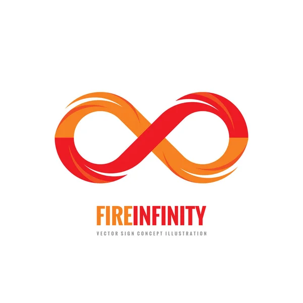Infinity symbol fire Vector Art Stock Images | Depositphotos