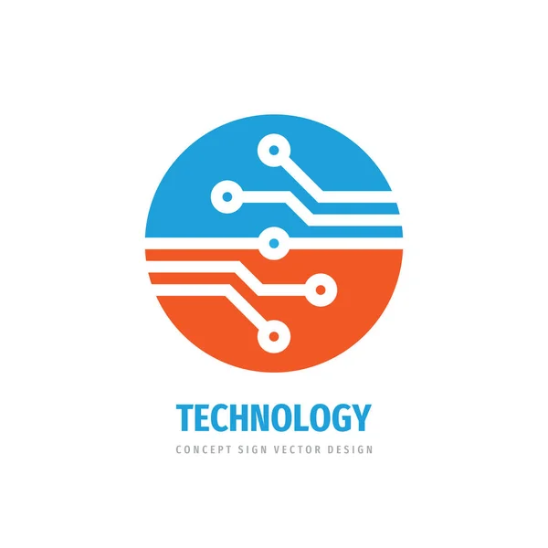 Modern electronic technology - vector logo concept illustration for ...