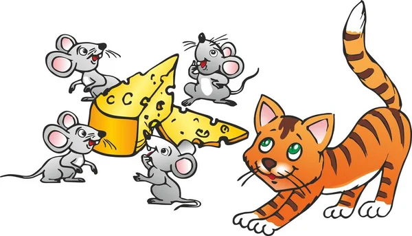 Four mice Vector Art Stock Images | Depositphotos