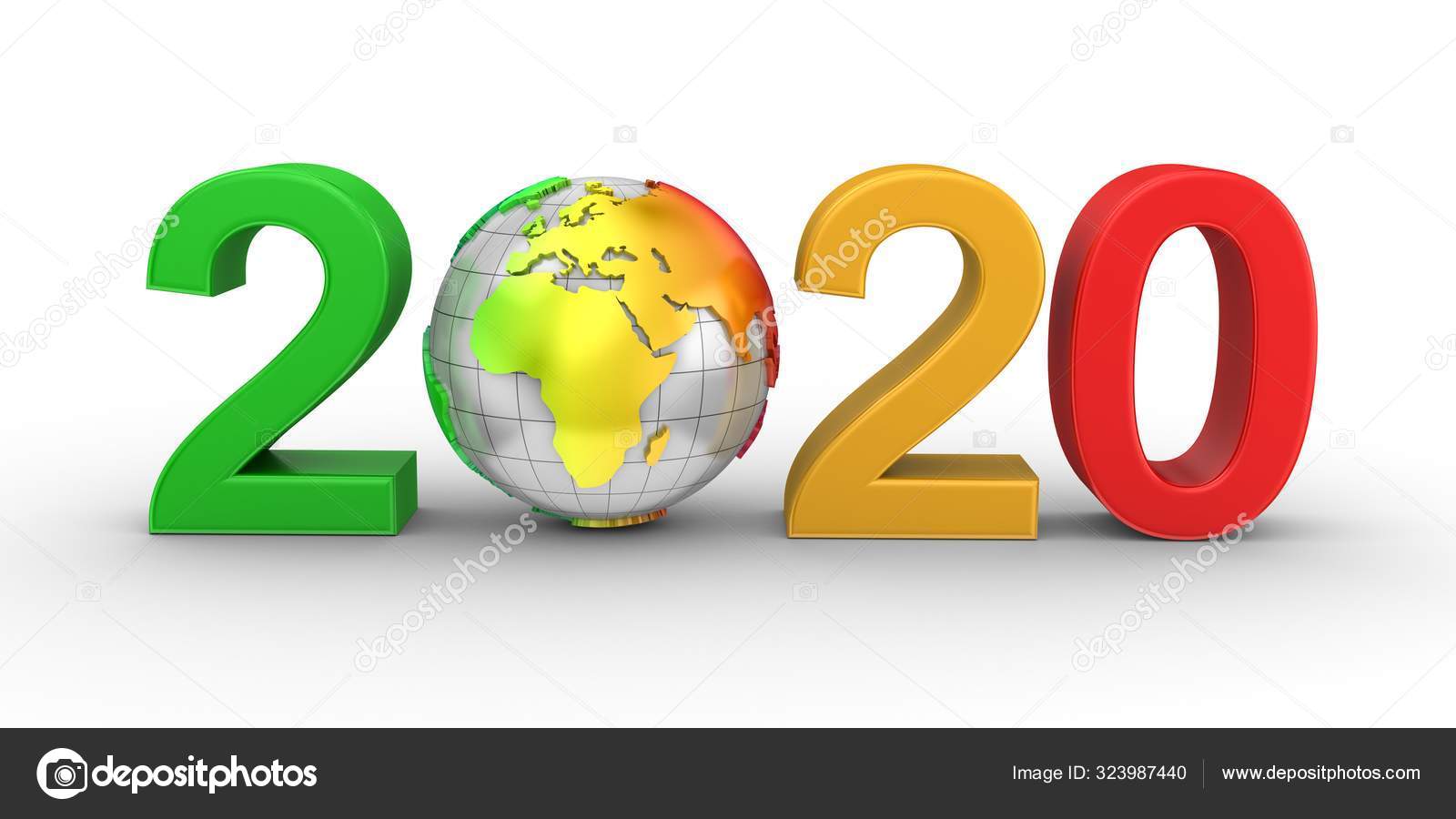 New Year 2020 White Background Render — Stock Photo © Dragun #323987440 New Year 2020 White Background Render — Stock Photo © Dragun #323987440