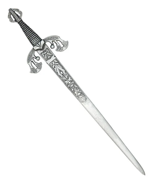 Medieval Sword Isolated White Background Stock Photo by ©gdvcom 186959890