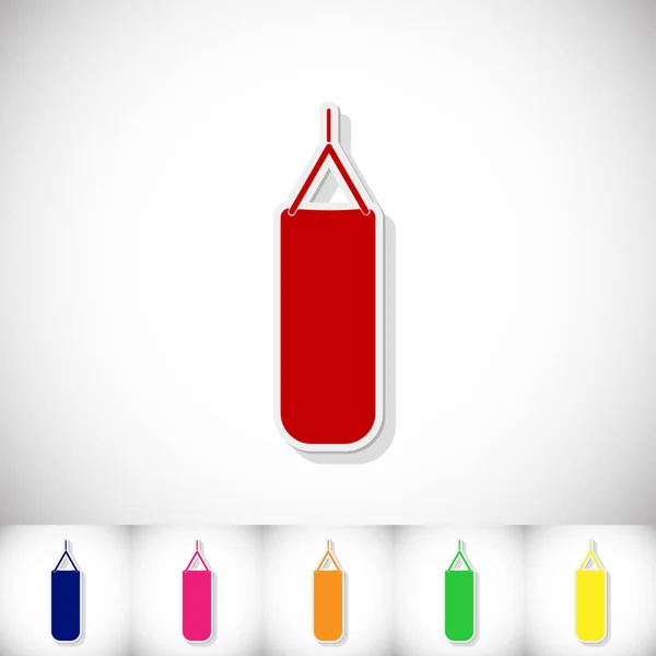 Medical flask. Flat sticker with shadow on white background Stock ...