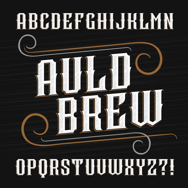 Scruffy Alphabet Font Messy Vintage Letters Numbers Symbols Stock ...