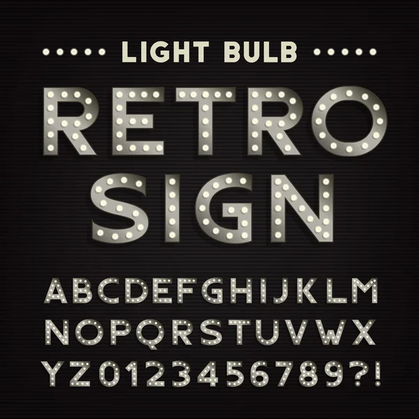 Light bulb font Vector Art Stock Images | Depositphotos