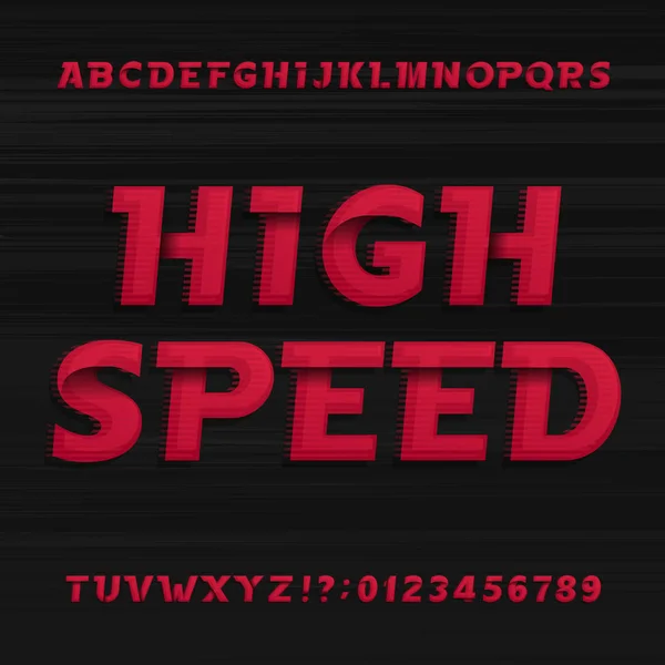 Speed font Vector Art Stock Images | Depositphotos