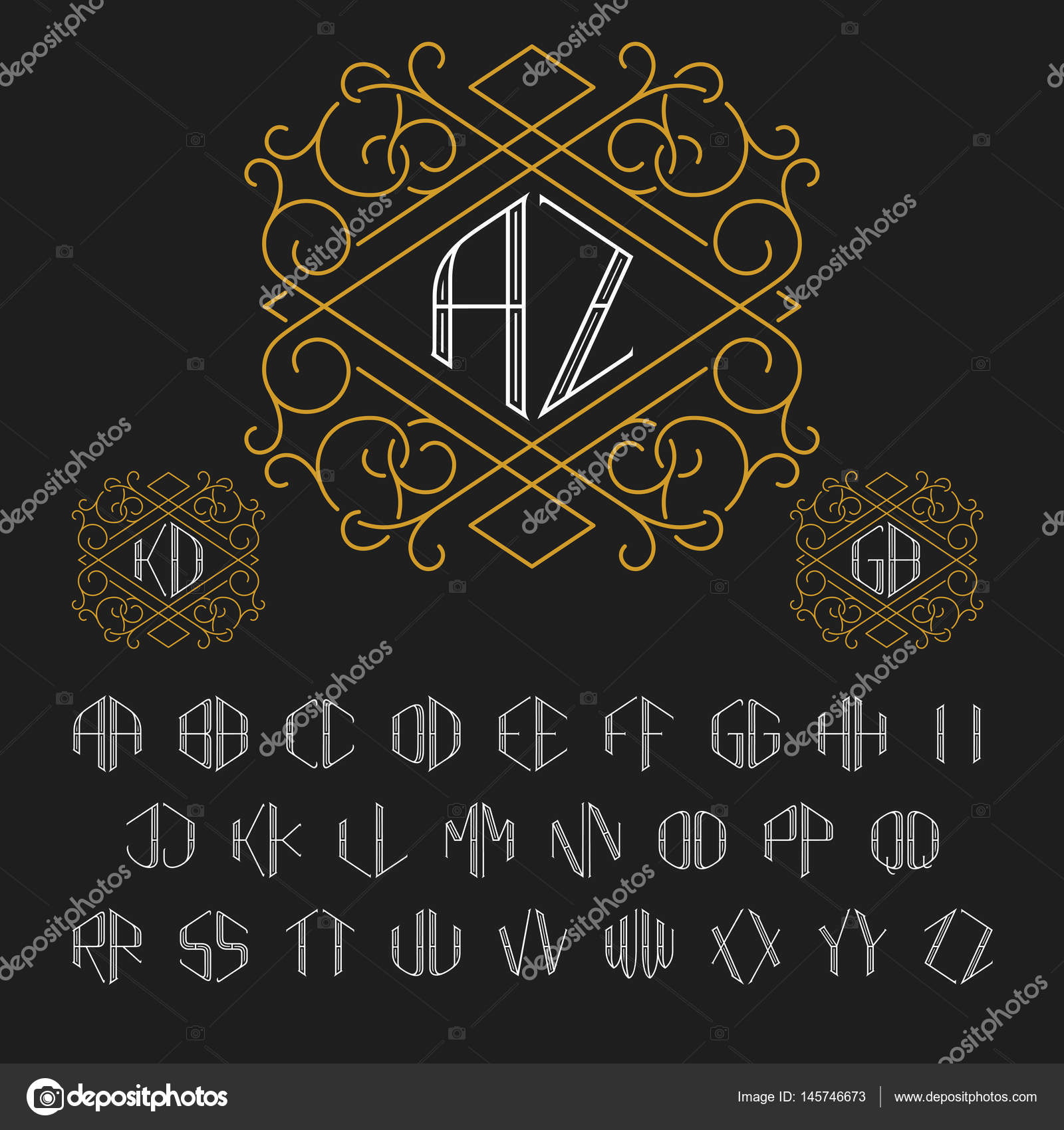 Art Deco Monogram