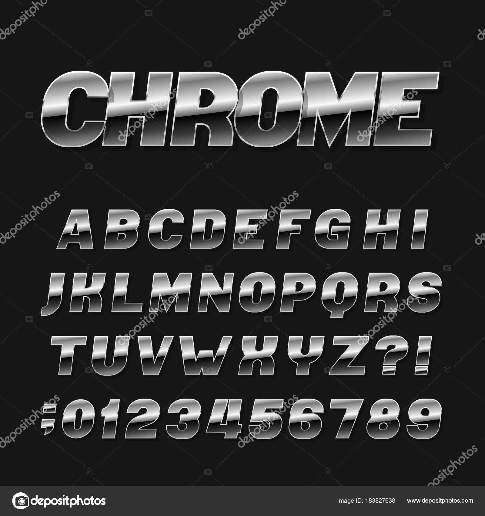 Black Metal Alphabet