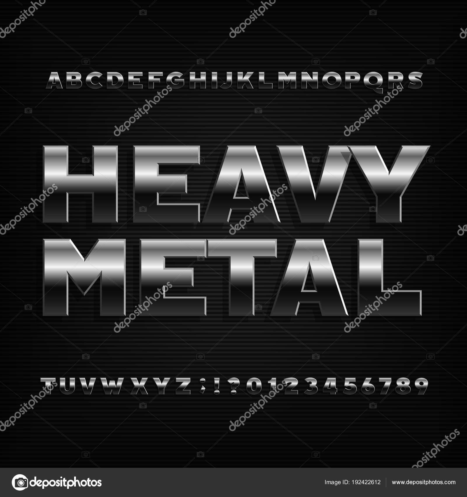 Heavy Metal Alphabet