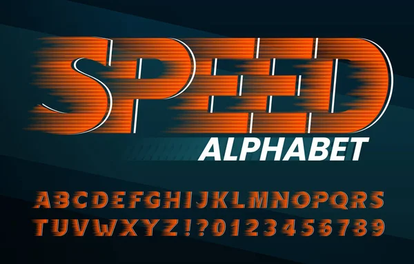 High speed font Vector Art Stock Images | Depositphotos
