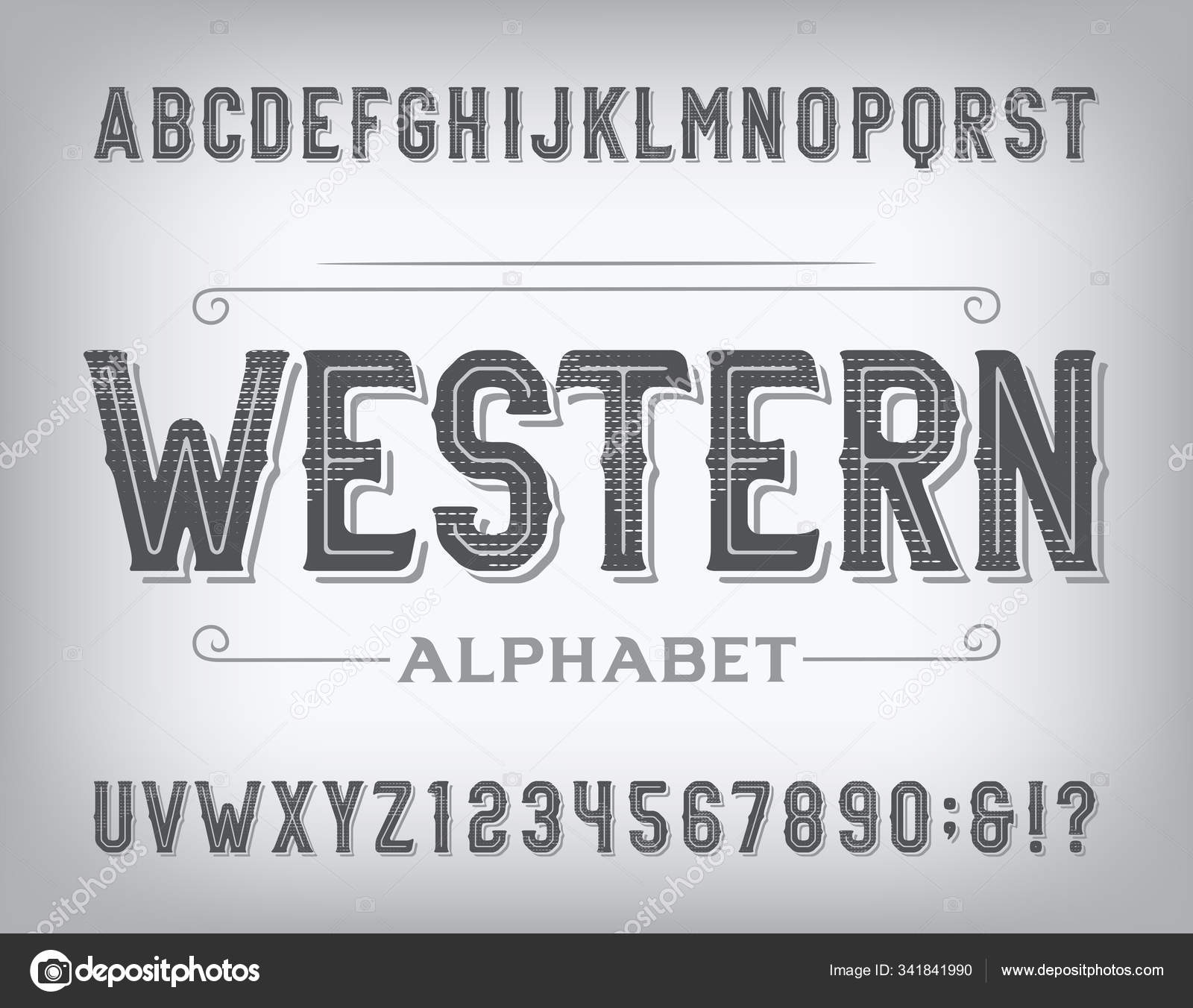 Vintage Letters Font