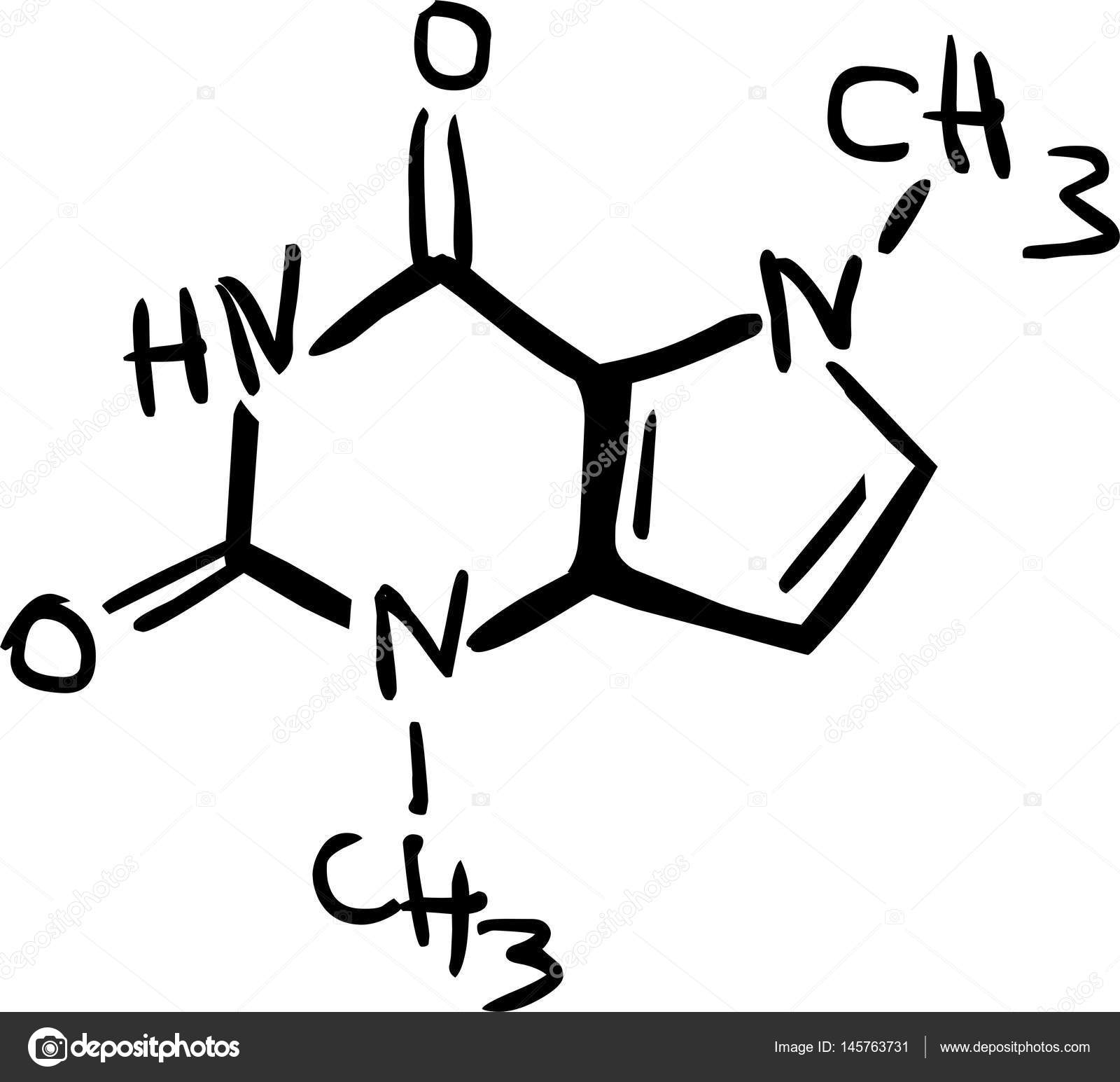 Molecular Structure of Chocolate — Stock Photo © vabadov #145763731
