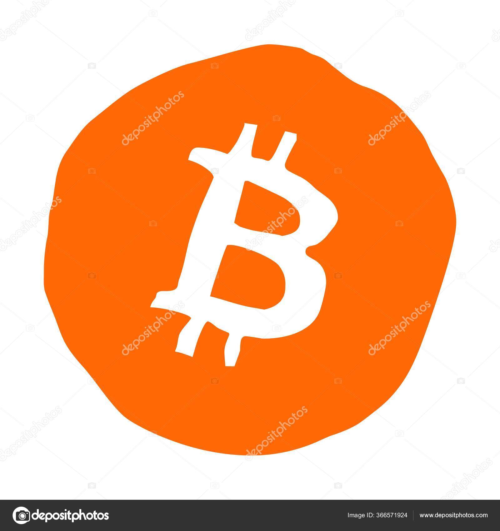 Hand Drawn Design Element Bitcoin — Stock Editorial Photo © vabadov ...