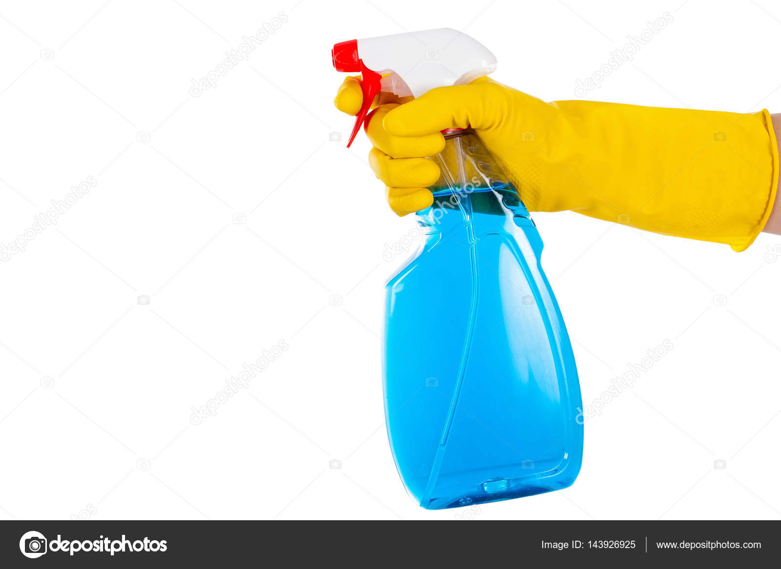 Liquid cleaner on isolated background — Stock Photo © ocskaymark #143926925