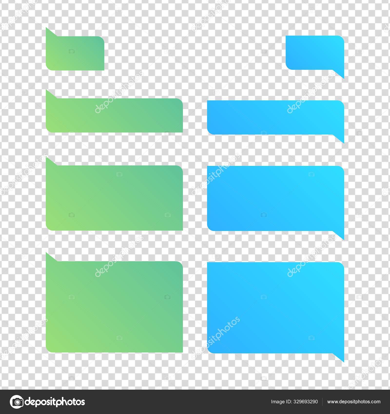 Blank Text Message Bubble