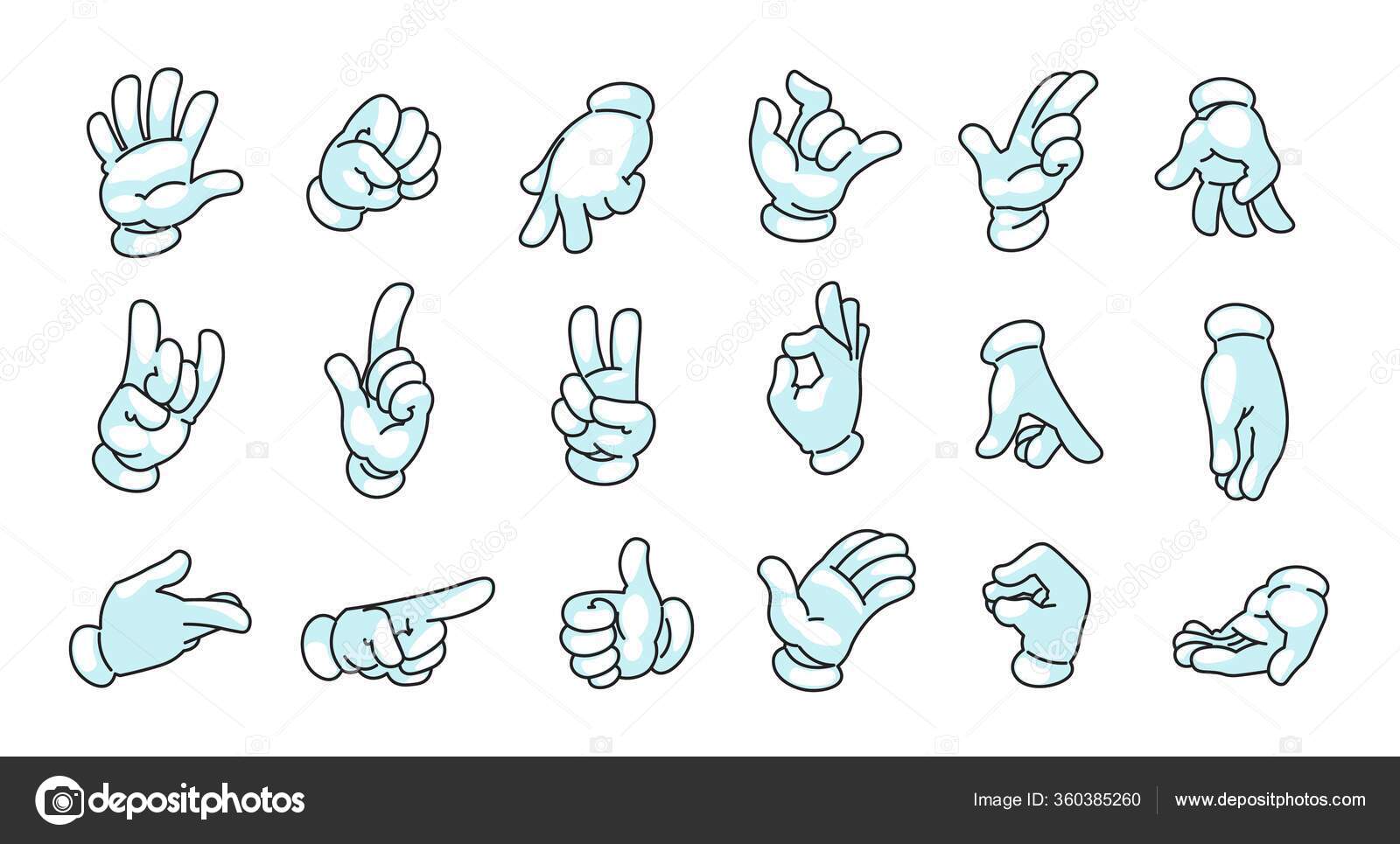 Cartoon Human Hands