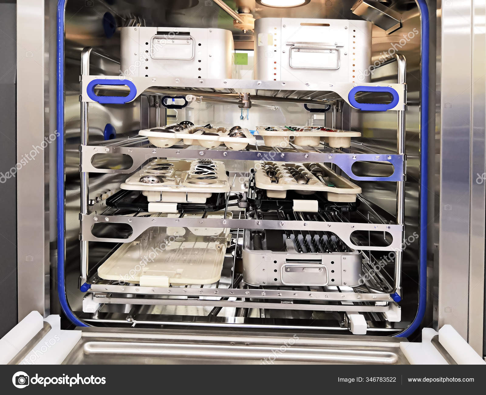 Prepared Surgical Instruments Machine Disinfection — Stock Photo ...