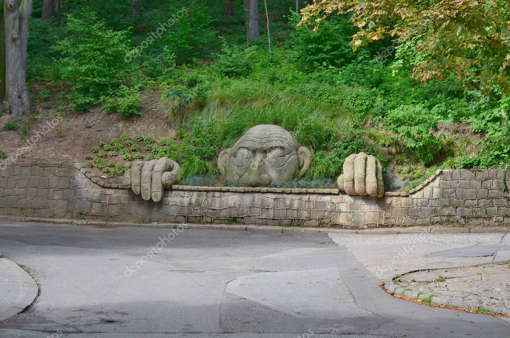 estatua esp ritu gory parkowej, parque de spa, Kudowa Zdroj 2024