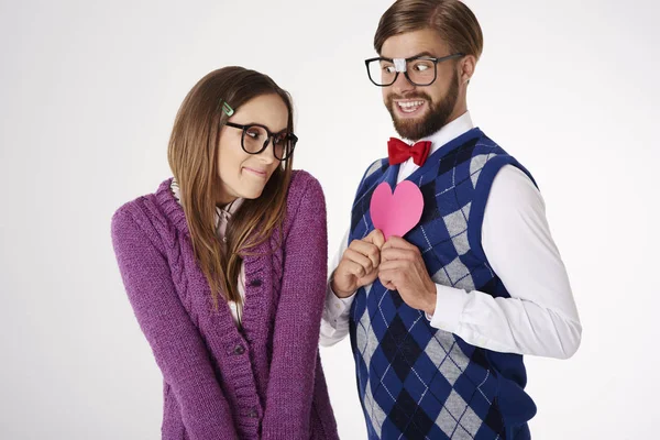 Nerd couple Stock Photos, Royalty Free Nerd couple Images | Depositphotos®