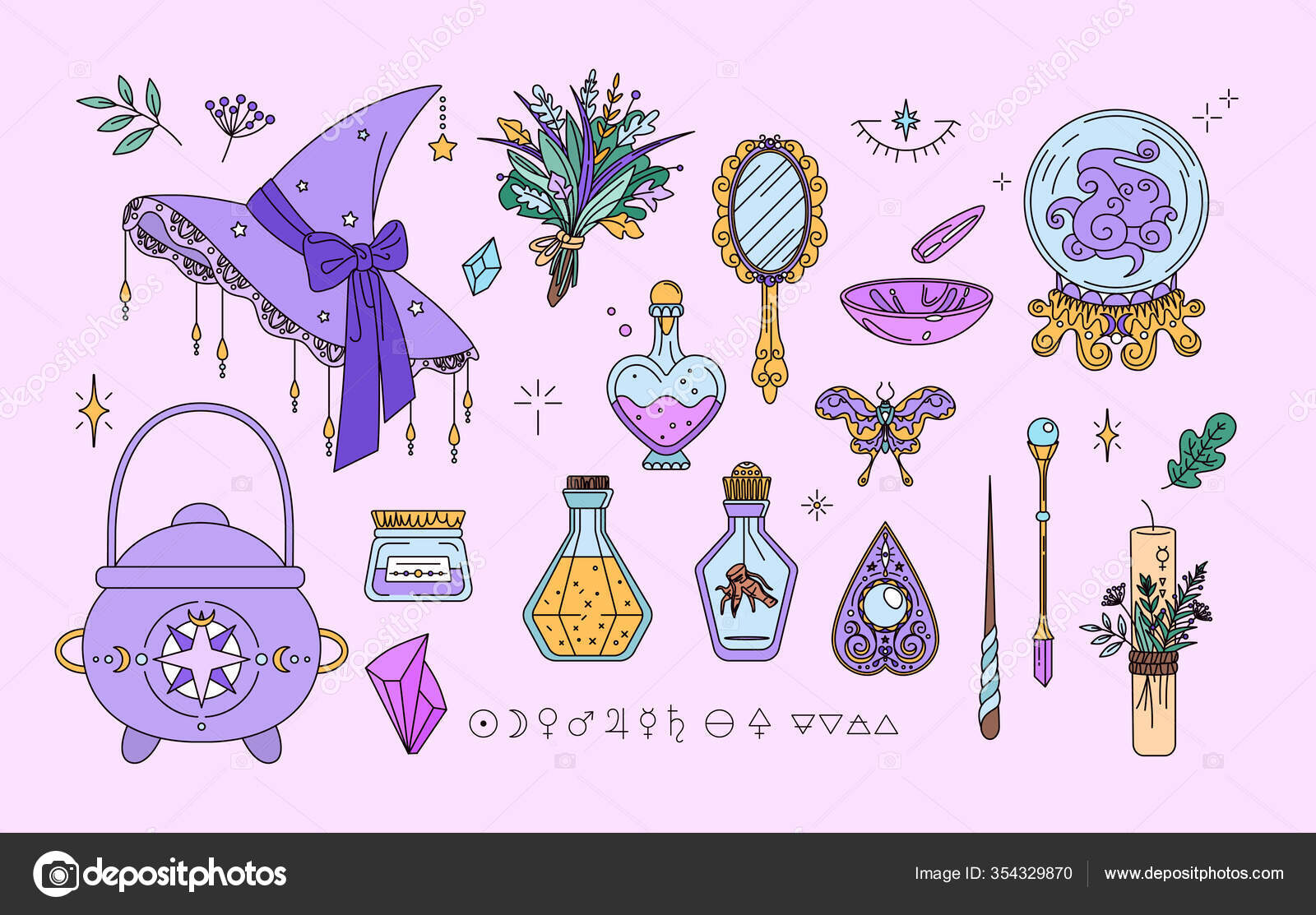 Bons Simbolos De Bruxaria