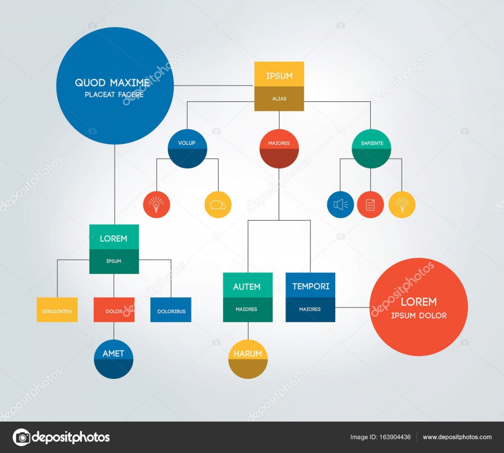 Fluxograma. Modelo, esquema, diagrama, infográfico . Stock Vector by ...