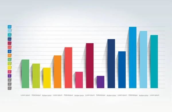 Chart Graph Scheme Simply Color Editable Infographics Element Vector ...
