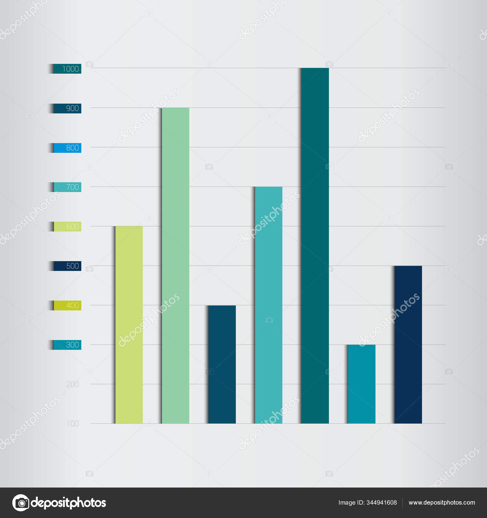 Chart Graph Scheme Simply Color Editable Infographics Element Vector ...
