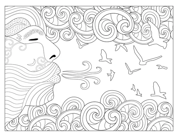 Air element coloring Stock Photos, Royalty Free Air element coloring ...