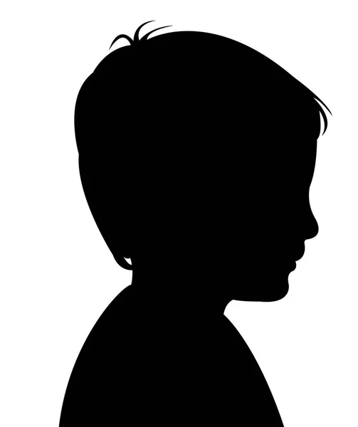 Little Boy Face Silhouette