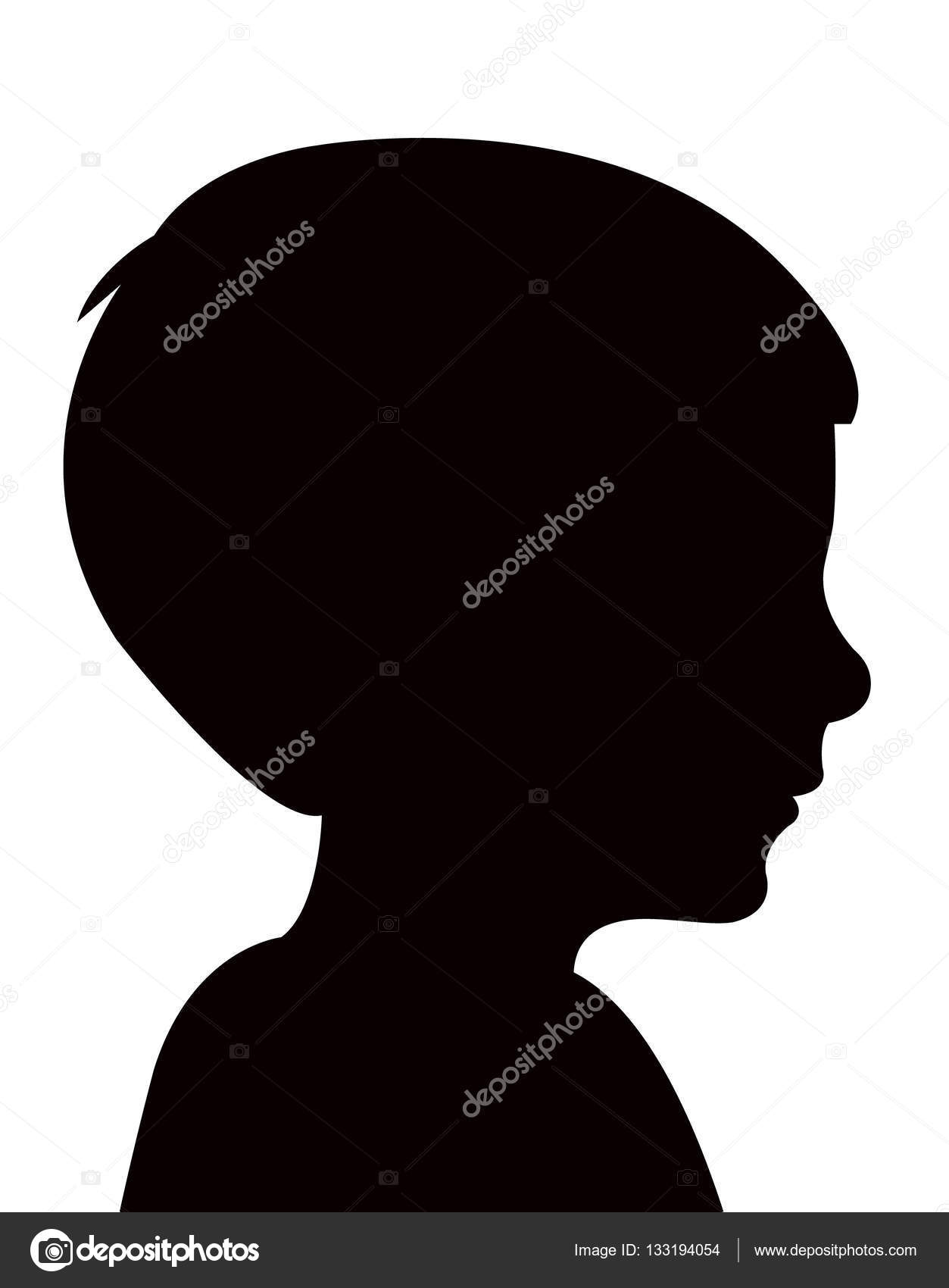 Boy Head Silhouette