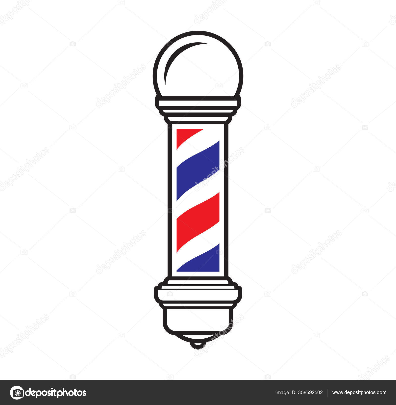 Vector Illustration Barber Shop Sign Stock Vector by ©branchecarica ...