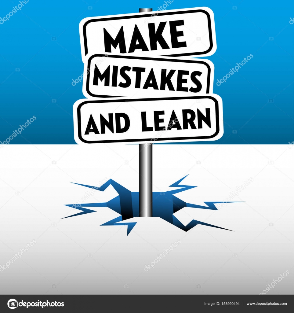 Making Mistakes Clipart
