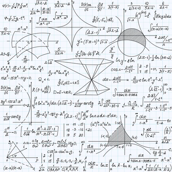 Mathematical vector seamless texture with formulas and geometrical ... Mathematical vector seamless texture with formulas and geometrical ...