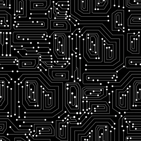 Technical vector endless texture with circuit board. Computer seamless ... Technical vector endless texture with circuit board. Computer seamless ...