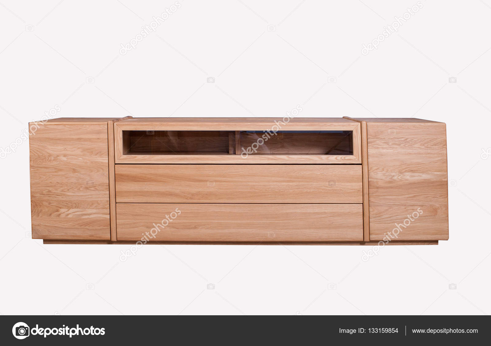 Oak TV table Stock Photo by ©Nidvoray 133159854