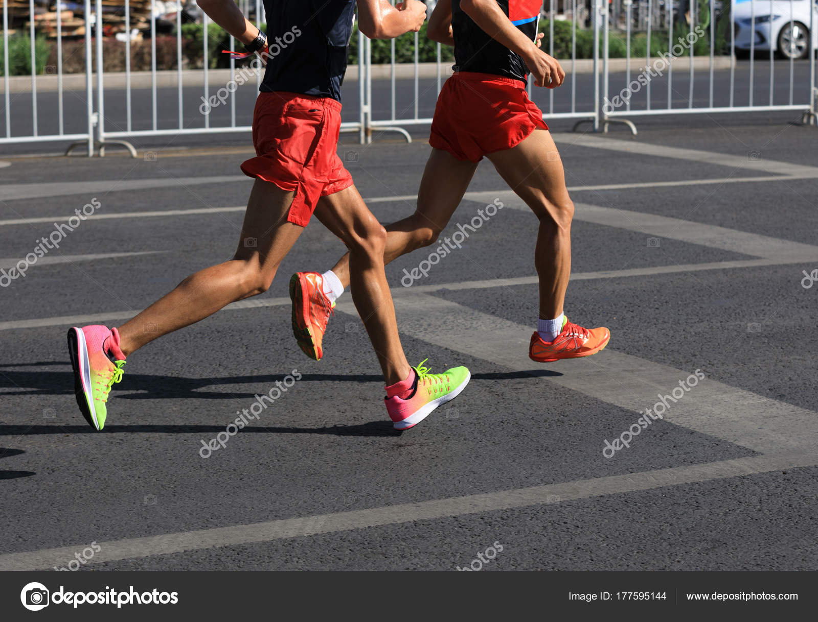 Marathon Runners Legs