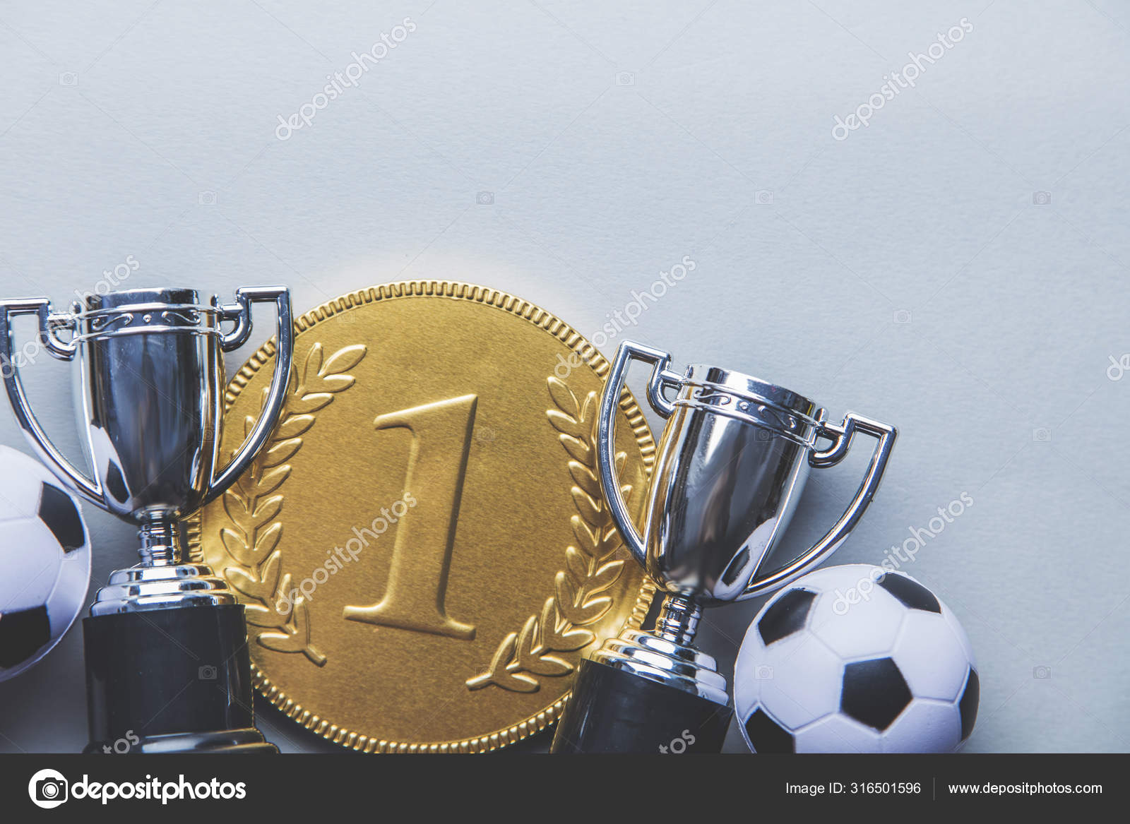 First Place Trophy Football