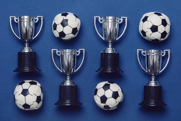 Soccer Ball Silver Winning Trophy — Stock Photo © InkDropCreative ...