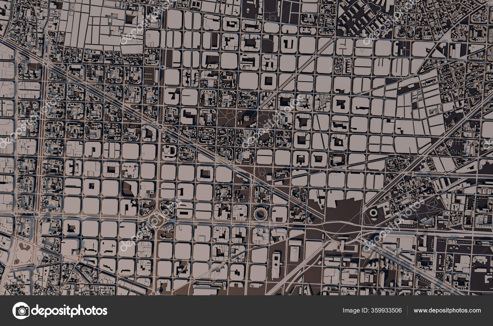 Barcelona City Map View