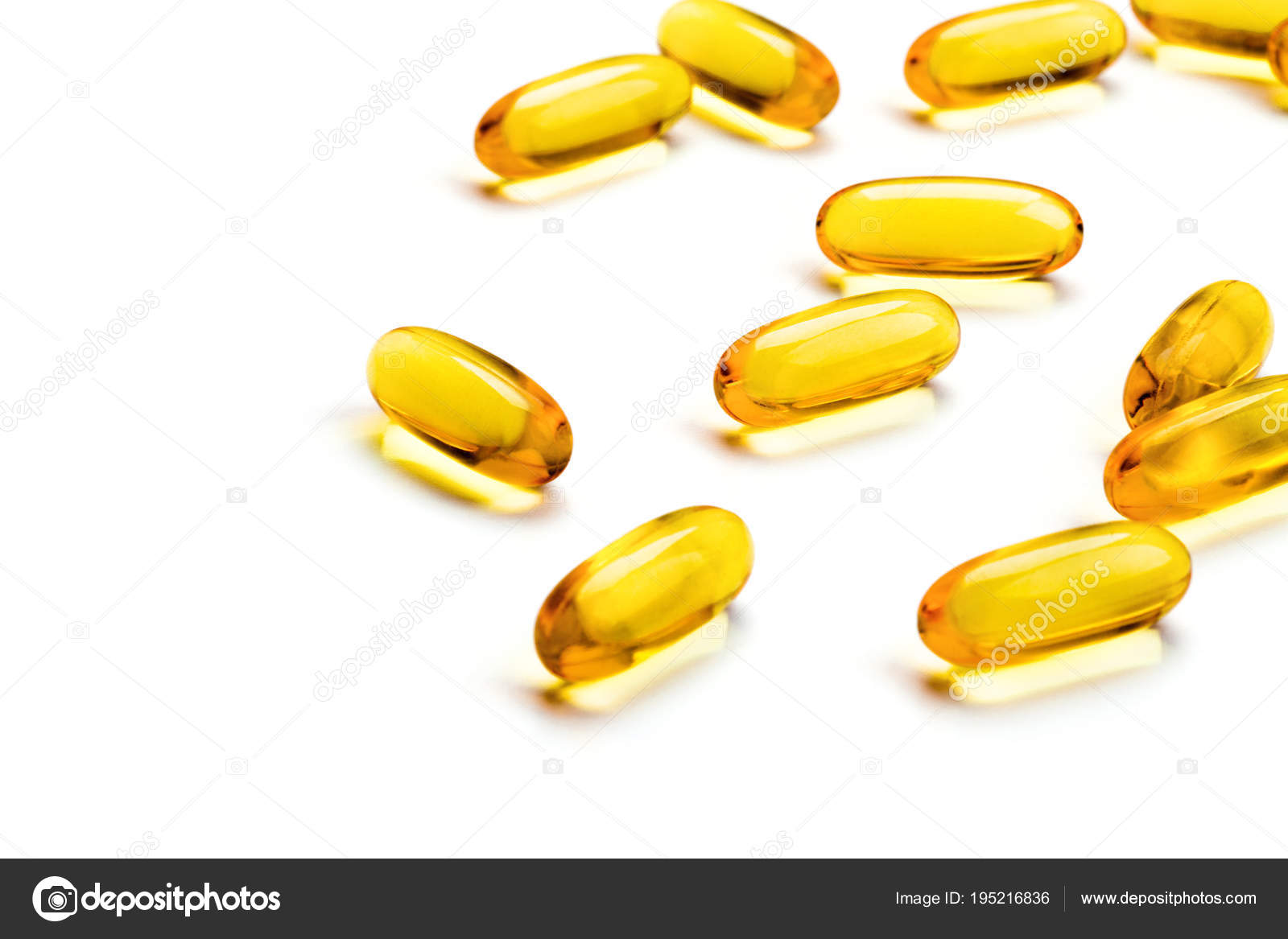 Omega 3 gel capsules Stock Photo by ©fotomaximum 195216836