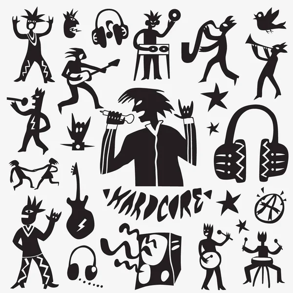 92 Punk rock doodles Vector Images - Free & Royalty-free Punk rock ...