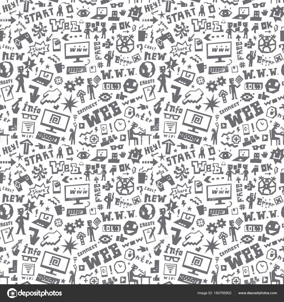 Web seamless background Stock Vector Image by ©topform #160785902