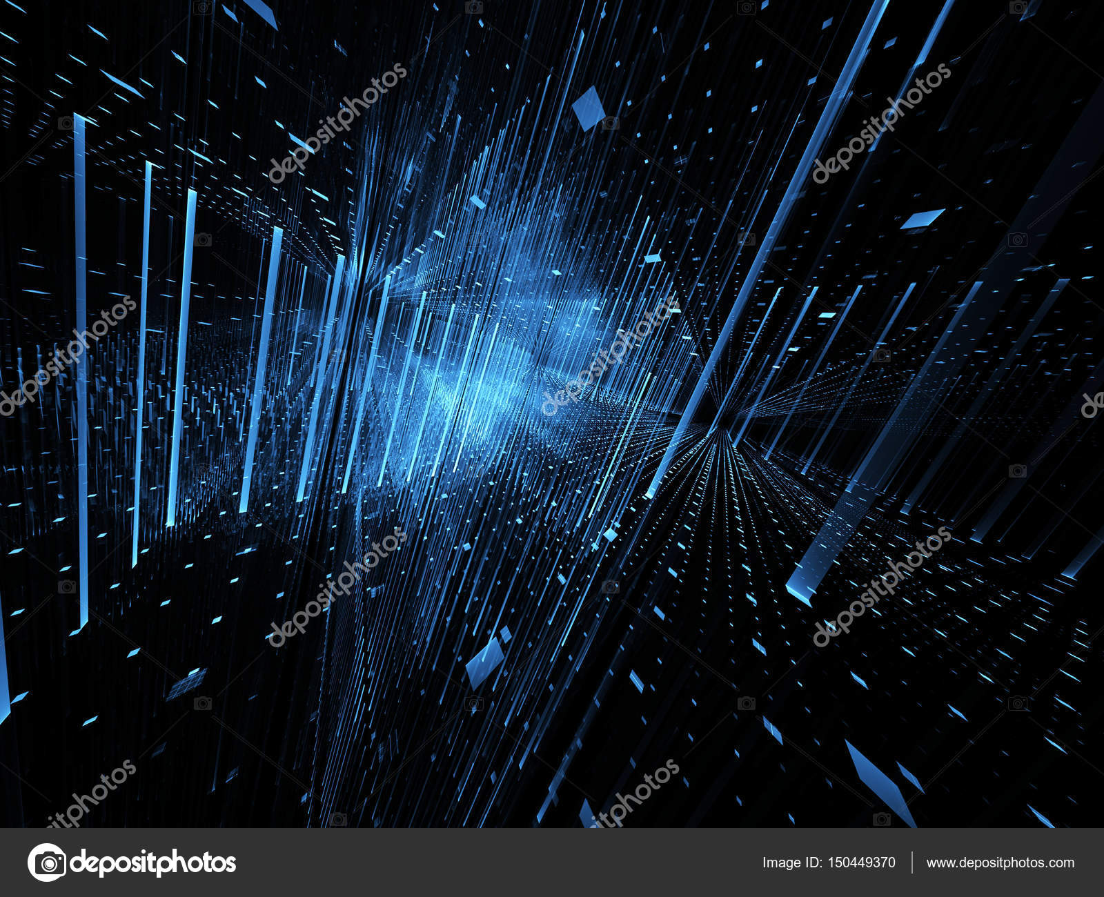 Abstract technology illustration, 3D illustration Stock Photo by ...