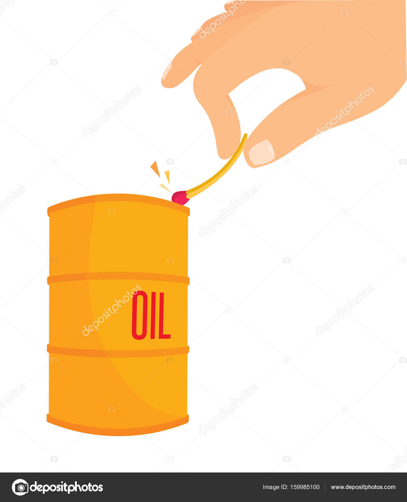 Playing with fire and oil Stock Vector Image by ©Curvabezier #159985100