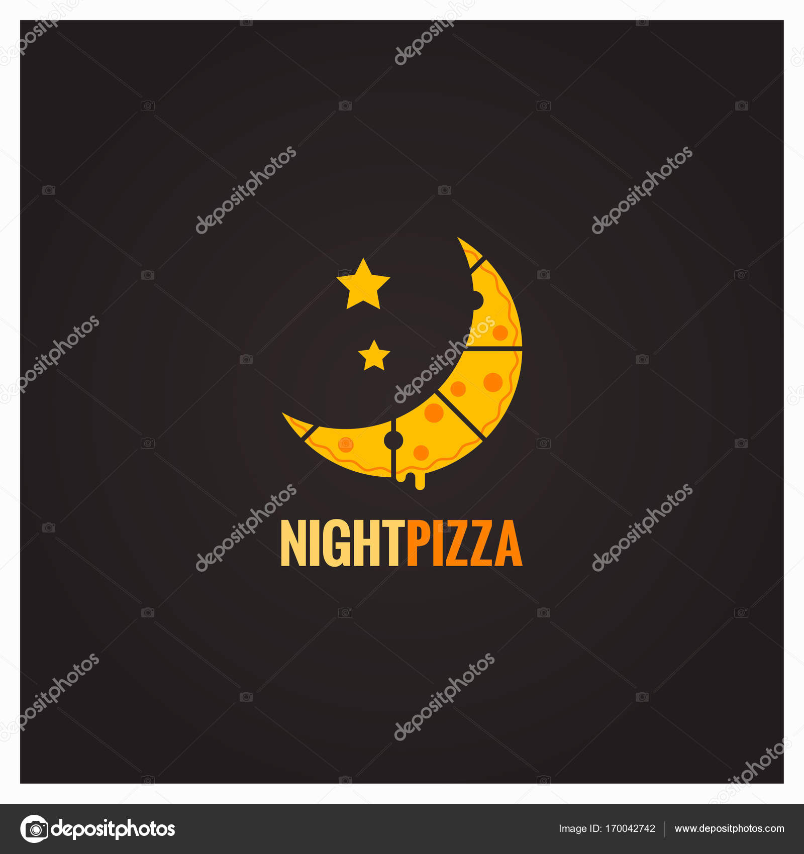 Pizza night concept design background Stock Vector Image by ...