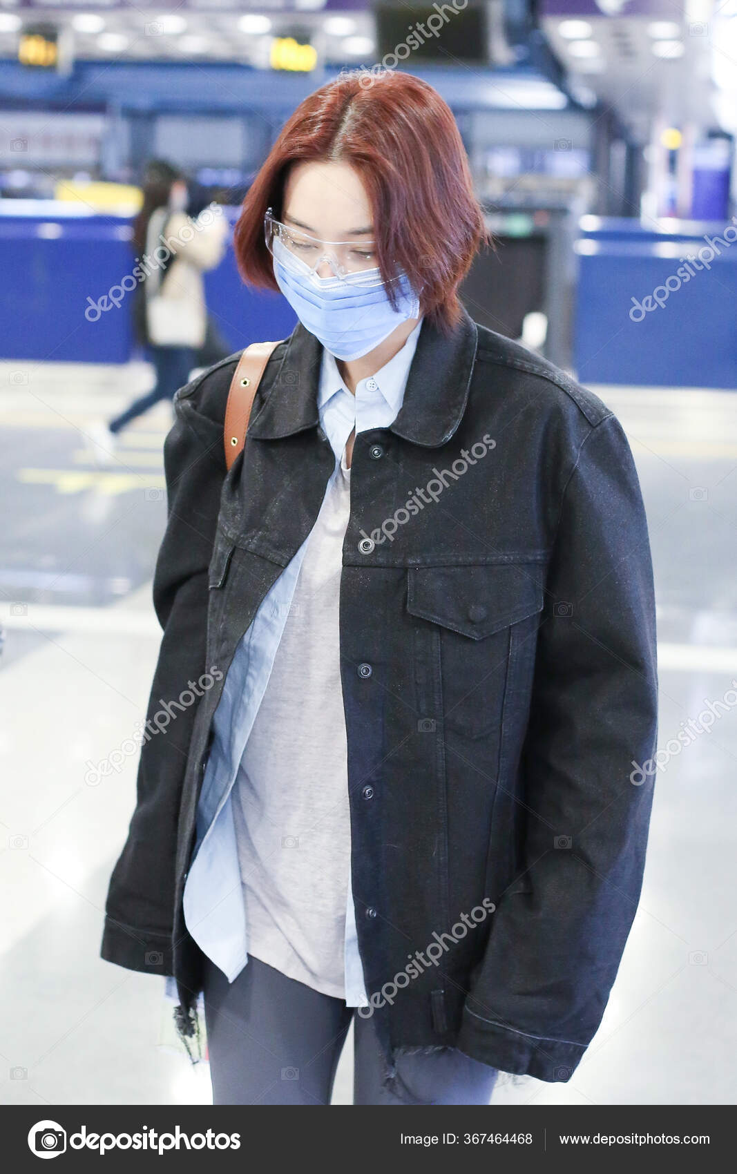 Chinese Actress Singer Model Zhang Xinyu Viann Zhang Arrives Beijing — Stock Editorial Photo